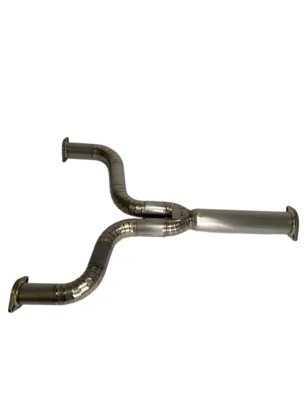 PLM 2009-2021 Nissan 370z Power Driven Titanium Mid Y-Pipe Exhaust ...